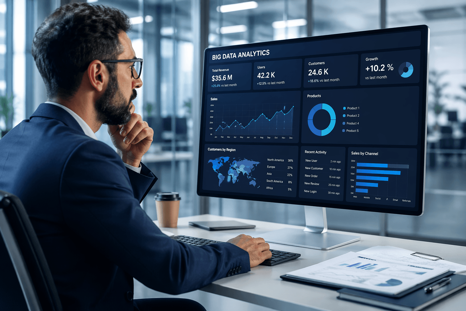 The Intersection of Big Data and AI in Project Management